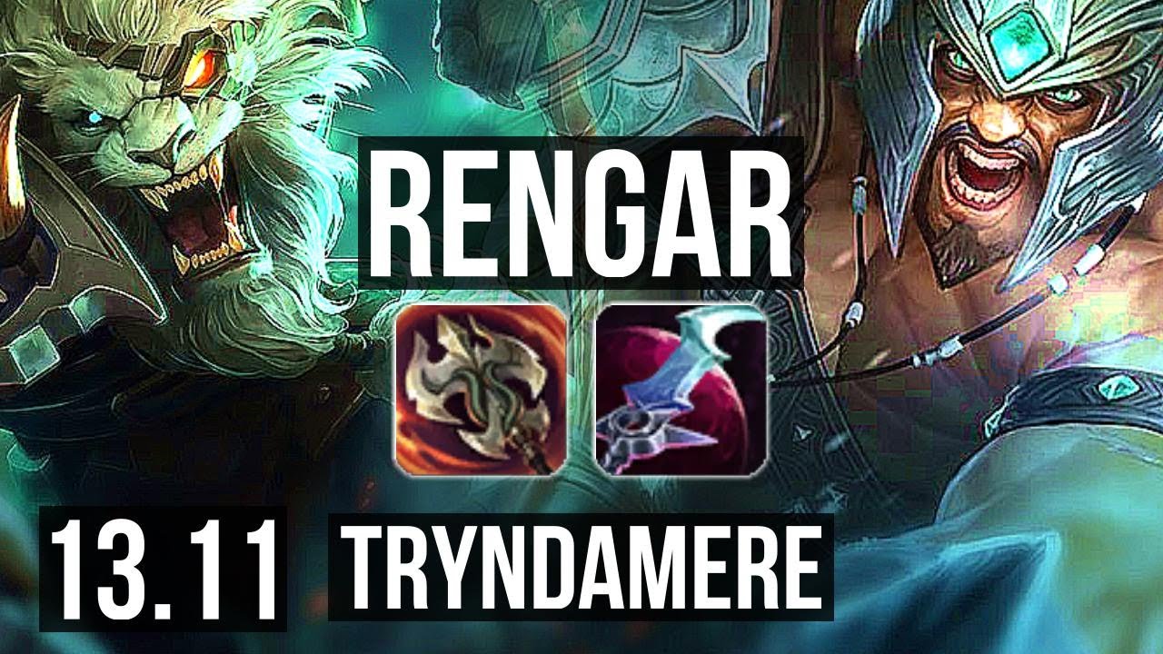 RENGAR vs TRYNDA (TOP) | 2.7M mastery, 7/2/9 | KR Diamond | 13.11 - YouTube