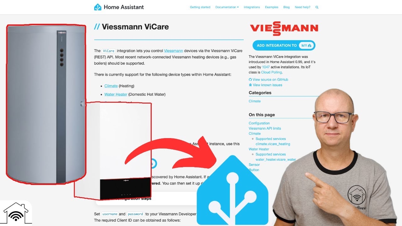 Viessmann Vicare Heizung und Solarthermie in Home Assistant per API ...
