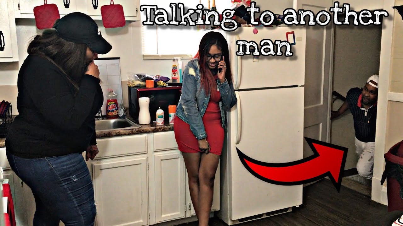 Caught Talking To Another Man Prank On Husband Youtube