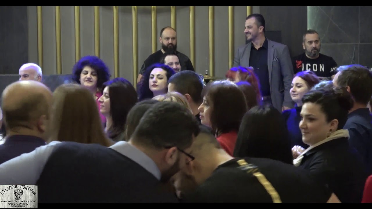 ΒΑΣΙΛΗΣ ΤΟΠΑΛΙΔΗΣ ~ Ετήσιος χορός Ποντίων Ελευθερίου Κορδελιού 7-3-20 ...