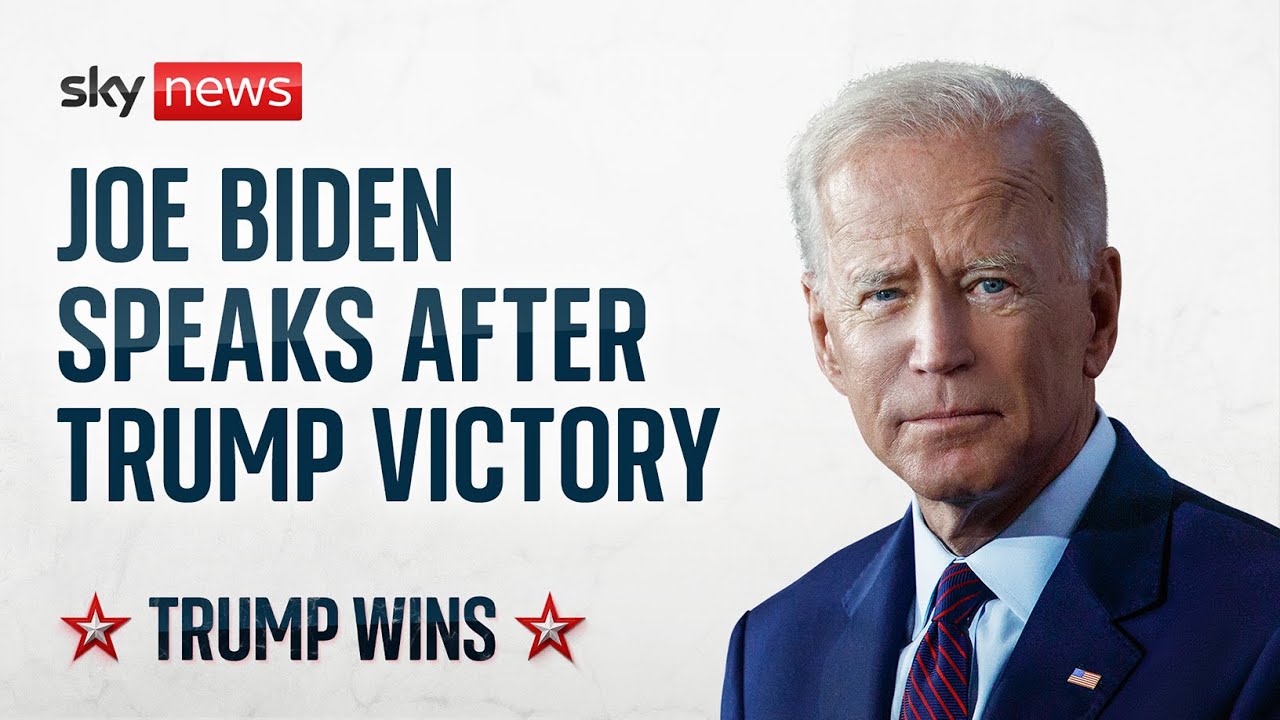 US election latest: Joe Biden speaks for the first time after Donald ...