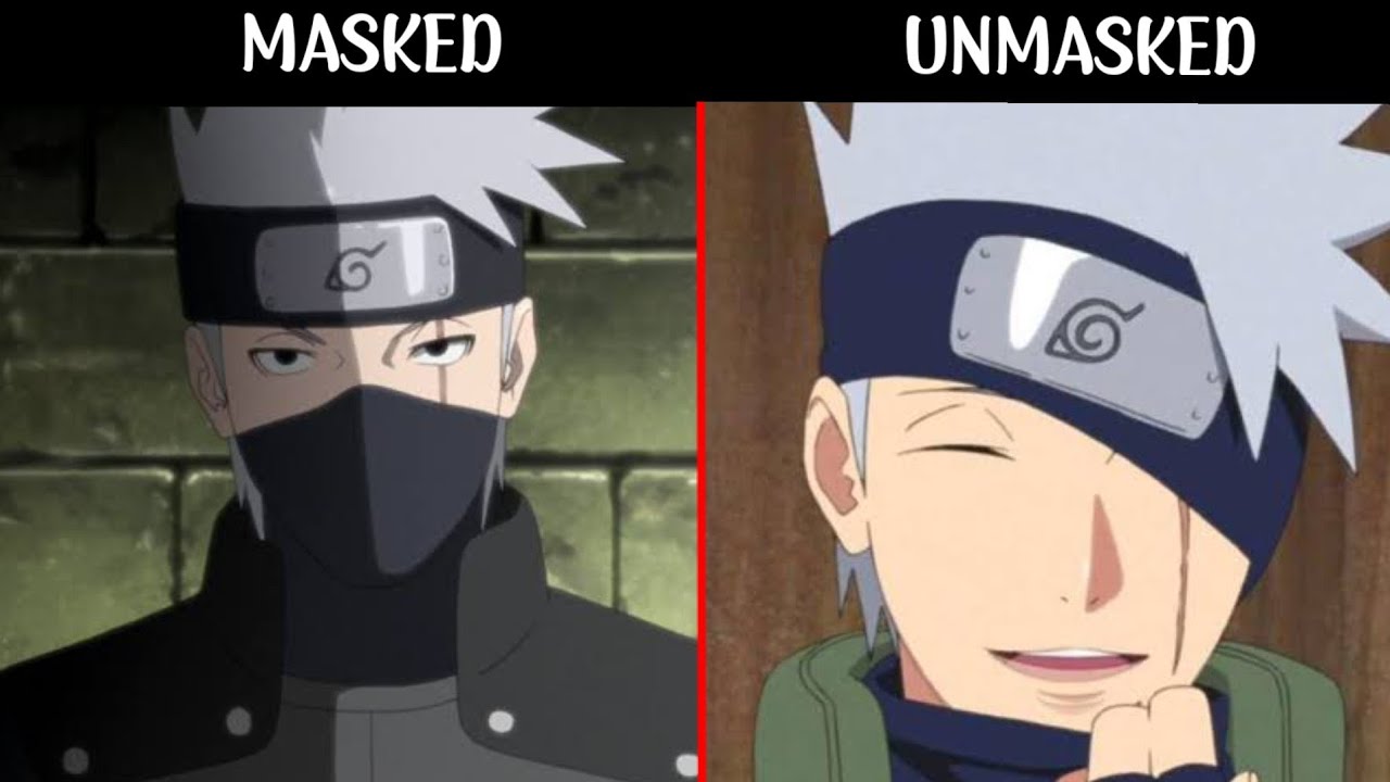 KAKASHI WITHOUT MASK 😷 | NARUTO ALL CHARACTERS WITHOUT MASK | ANIME ...