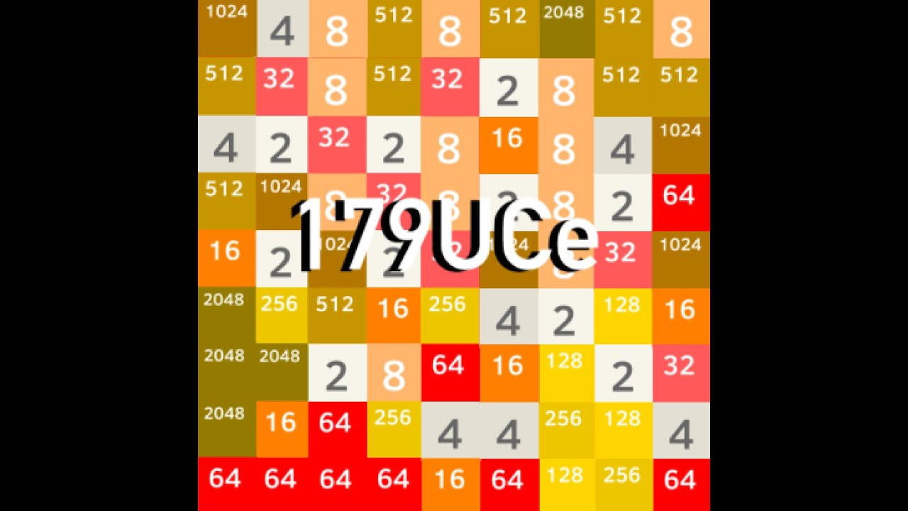 2048 tiles 1-1024 (Wondershare filmora) - YouTube