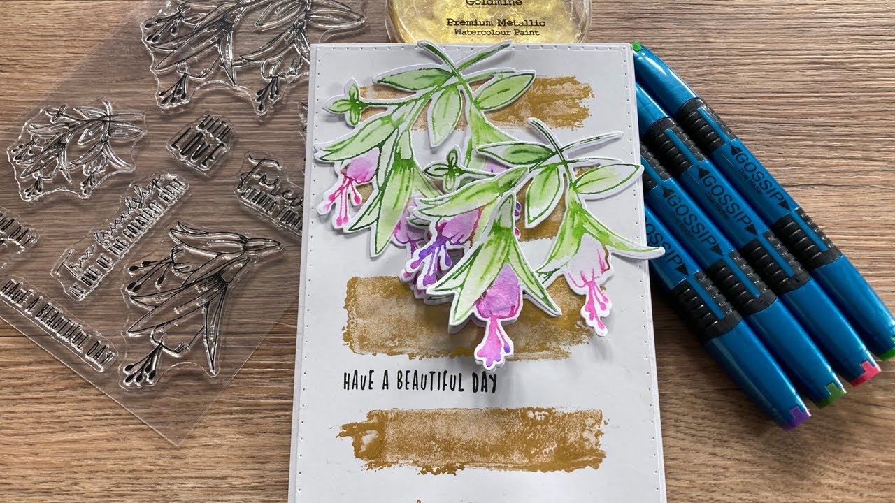 Free hand watercolouring techniques with Claire Manning - YouTube