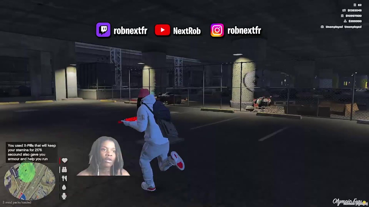 ATL THUG THUGGIN IN PARK SIDE LA WITH BUTTON DIFF GEN SWITCHS GTA RP ...