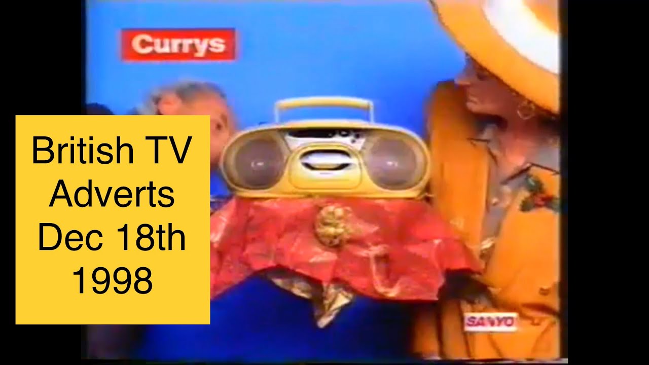 British TV Adverts, December 18th 1998 - YouTube