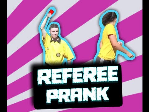 Public Referee Prank [Giving Yellow and Red Cards to Strangers] - YouTube