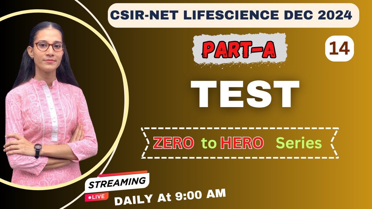 Part-A detailed Course for CSIR NET LIFESCIENCE - YouTube
