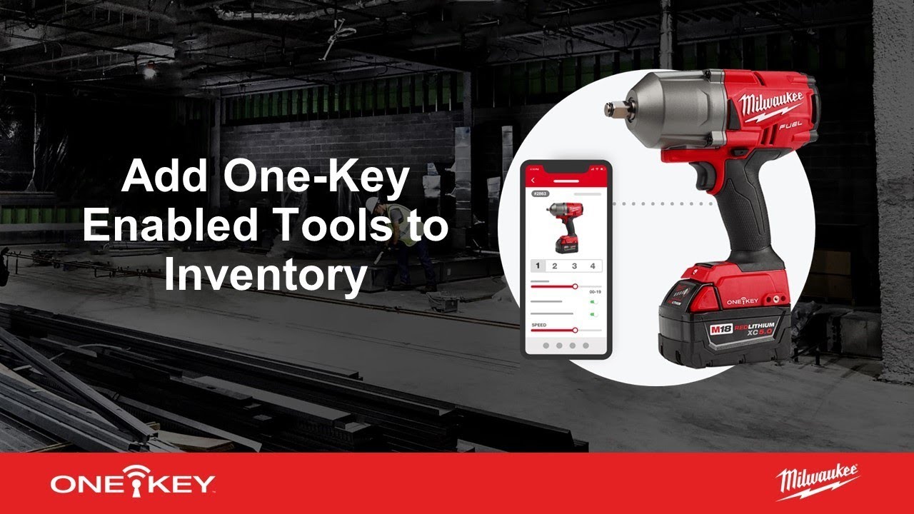 Add ONE-KEY ™ Enabled Tools to Inventory | One-Key Support for iOS ...