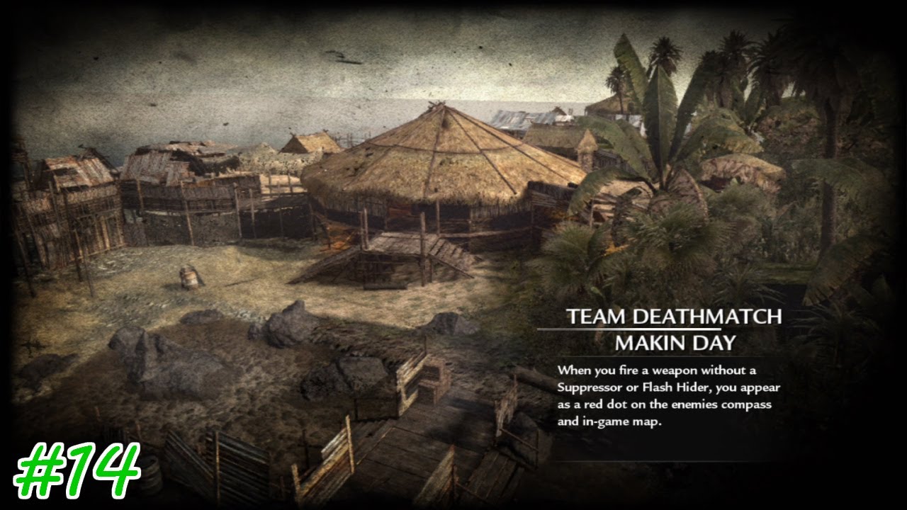 【PS3】 Call of Duty：World at War #14 チームデスマッチ 「MAKIN DAY」 【WaW】 - YouTube