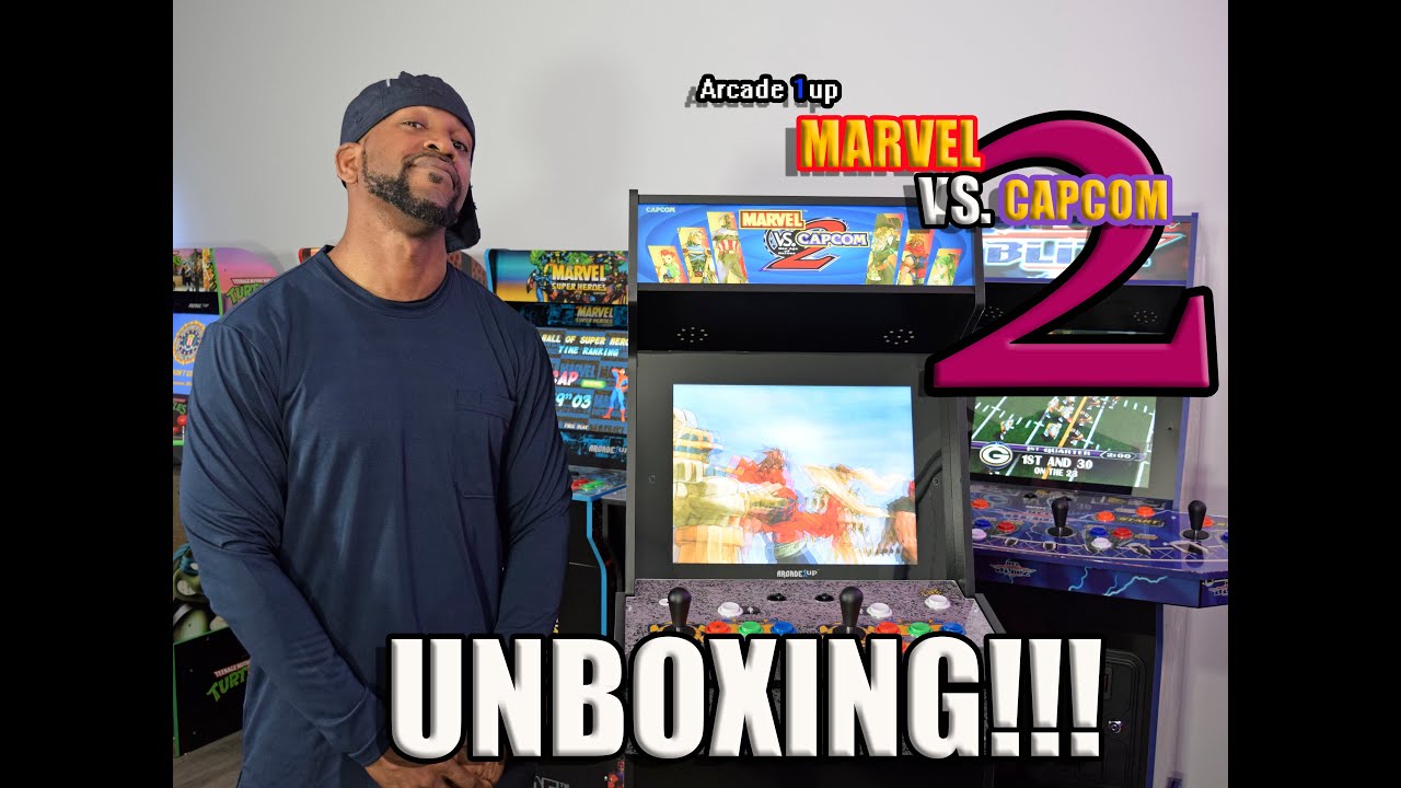 Arcade 1up Marvel vs. Capcom 2 Arcade Unboxing!!! (Free Giveaway Coming ...