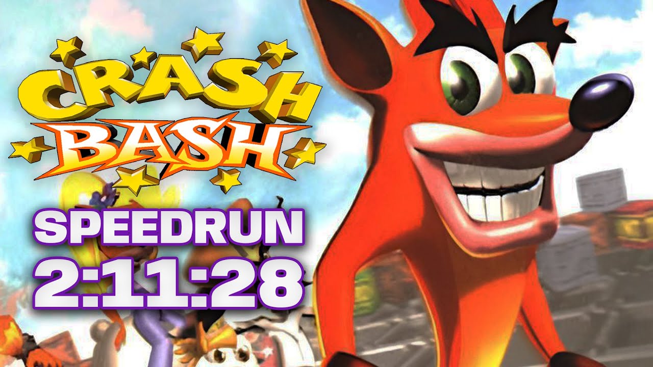 Crash Bash Any% Speedrun - 2:11:28 - YouTube