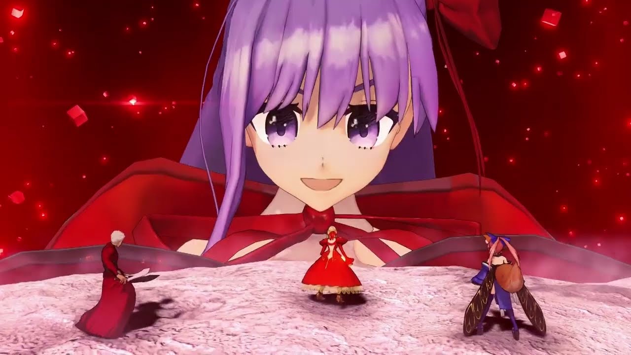 Every version of BB's Noble Phantasm『Cursed Cutting Crater』 - YouTube