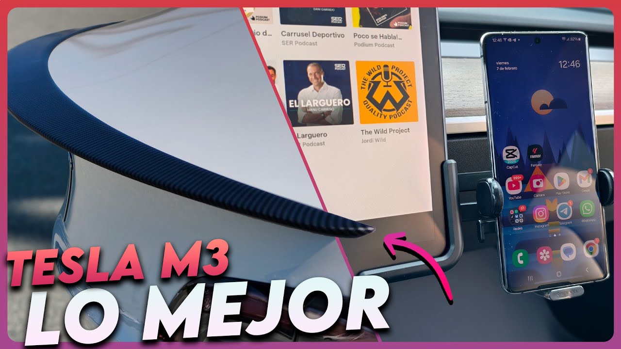 Los MEJORES Gadgets para el Tesla Model 3 PREMIUM [2021-2025 ...