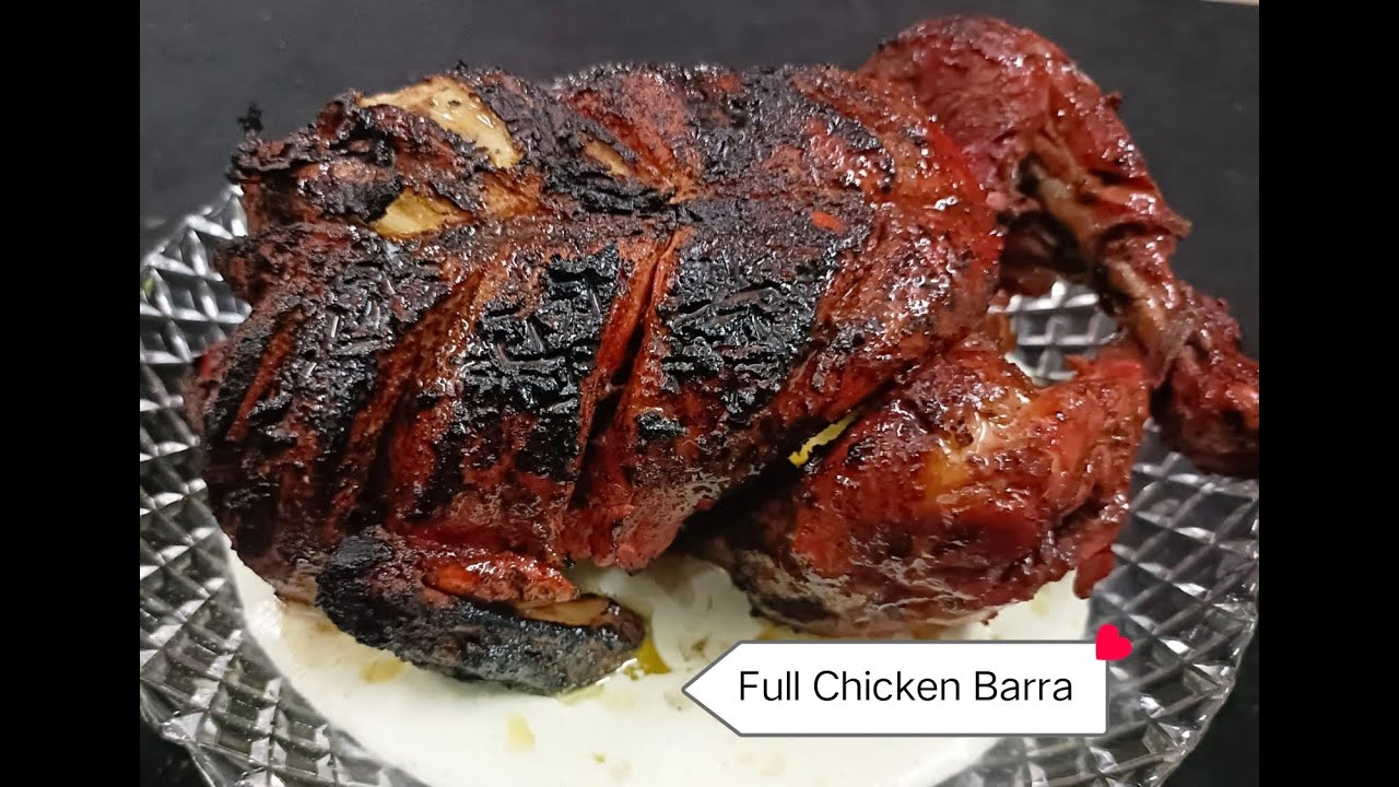 Full Chicken Barra made by Aisha's kitchen♥️| restaurant style| whole ...