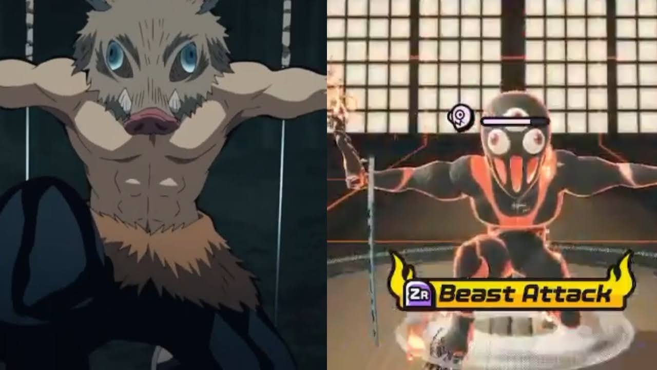 The Shinobi Beast Does all the Demon Slayer emotes - Ninjala - YouTube