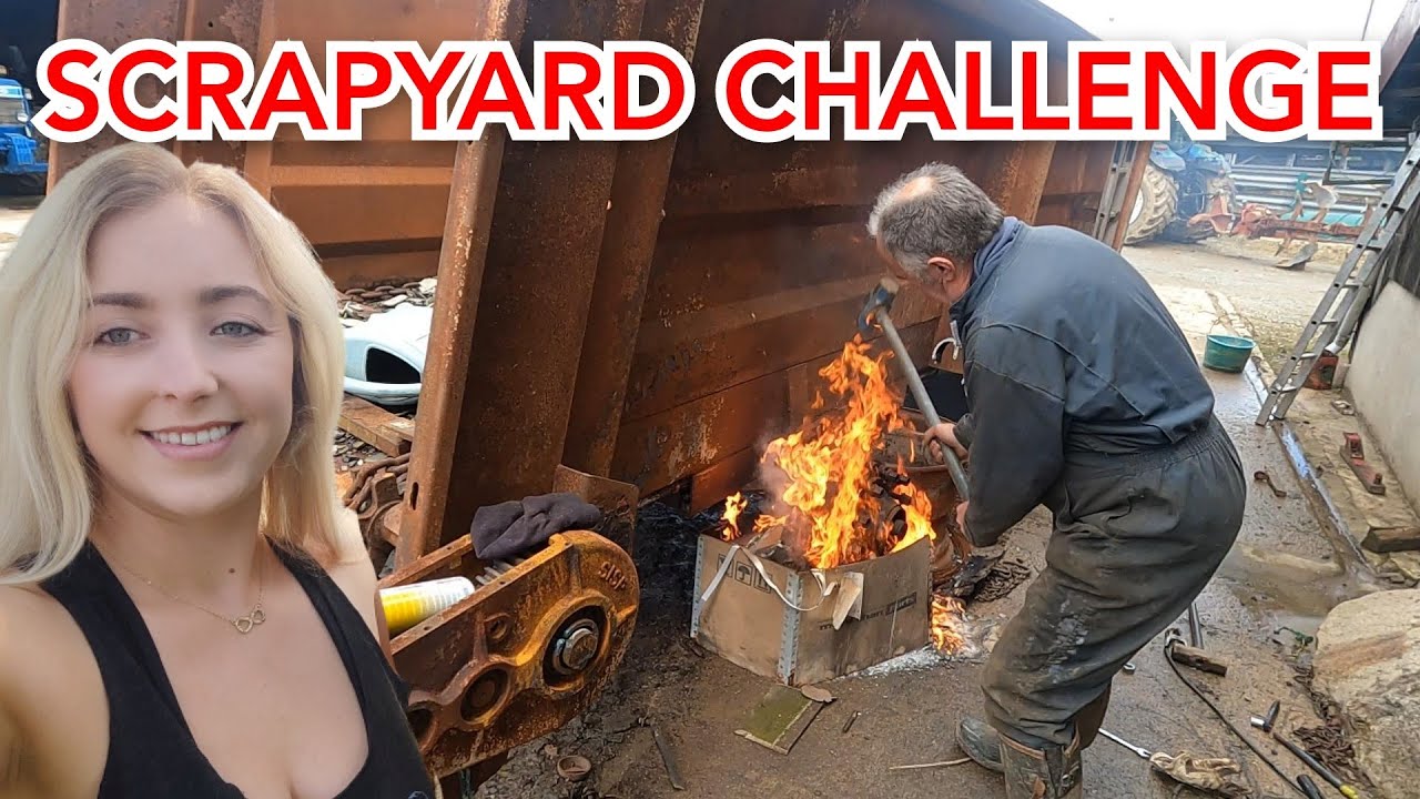 SCRAPYARD CHALLENGE !! Ploughing with the T7 - YouTube