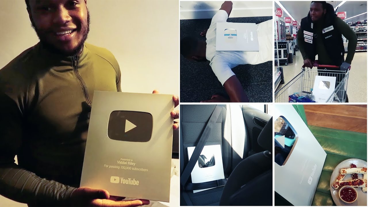 My First YouTube Plaque! - YouTube