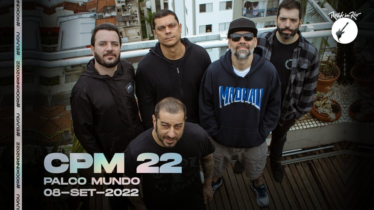 CPM 22 - Rock in Rio, Parque Olímpico, Rio de Janeiro, Brazil (Sep 08 ...