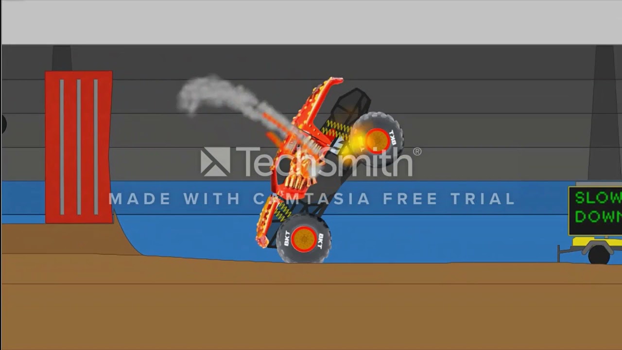 Algodoo Monster Jam 4: Max D Pack - YouTube