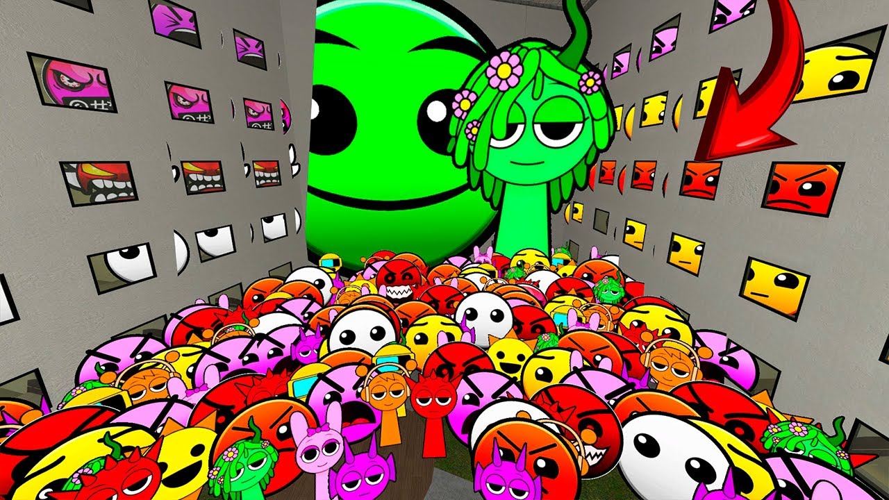 Lobotomy Nextbots Geometry Dash Difficulty Faces MCPE and Gmod Liminal ...