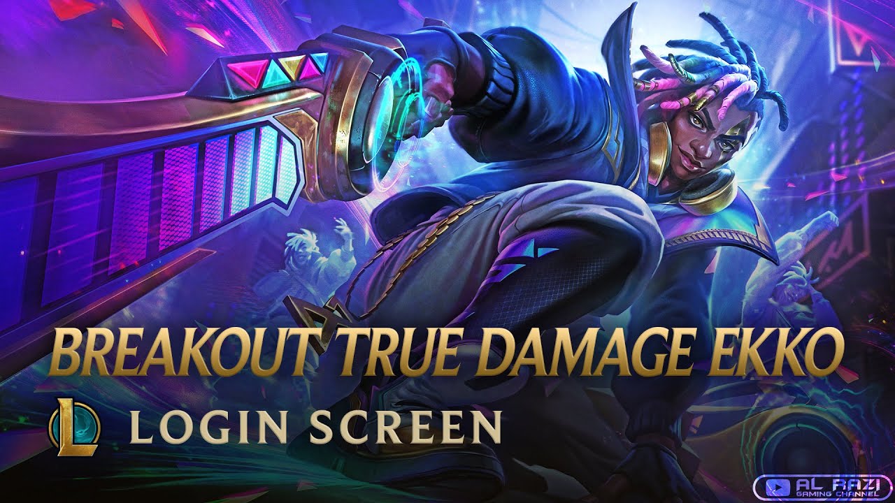 Breakout True Damage Ekko | Login Screen - League of Legends [4K 60fps ...