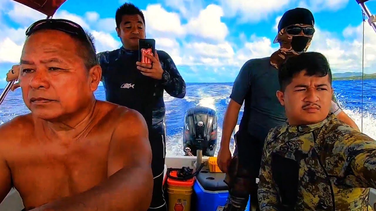 Spearfishing Guam 671 Spanish Bridge With Shane & Neo - YouTube
