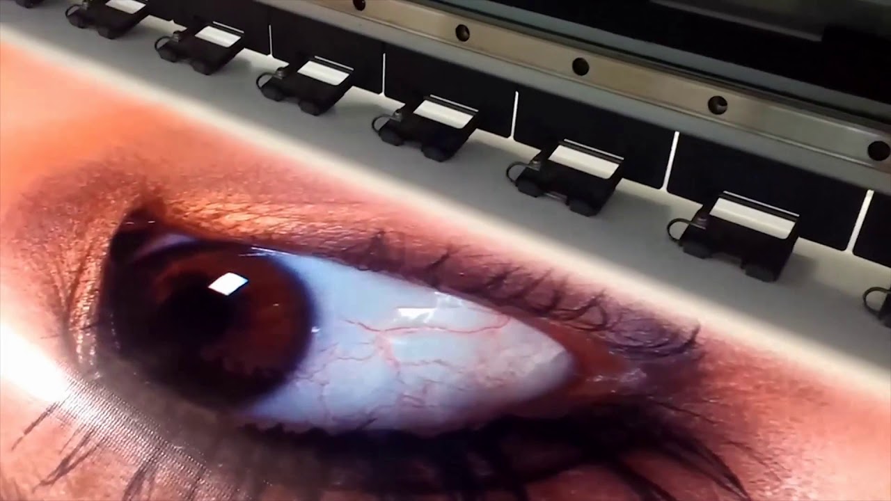 Mimaki Jv33-160 64" Wide Format Printer, Includes Bulk System - YouTube