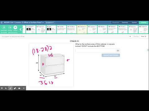 Slide 12! Unit 1 Lesson 12 What is Surface Area? - YouTube