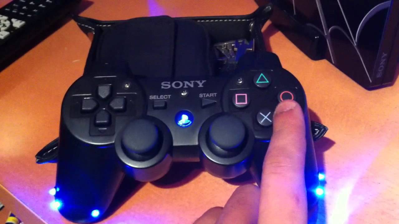 Mando ps3 Leds 2 - YouTube