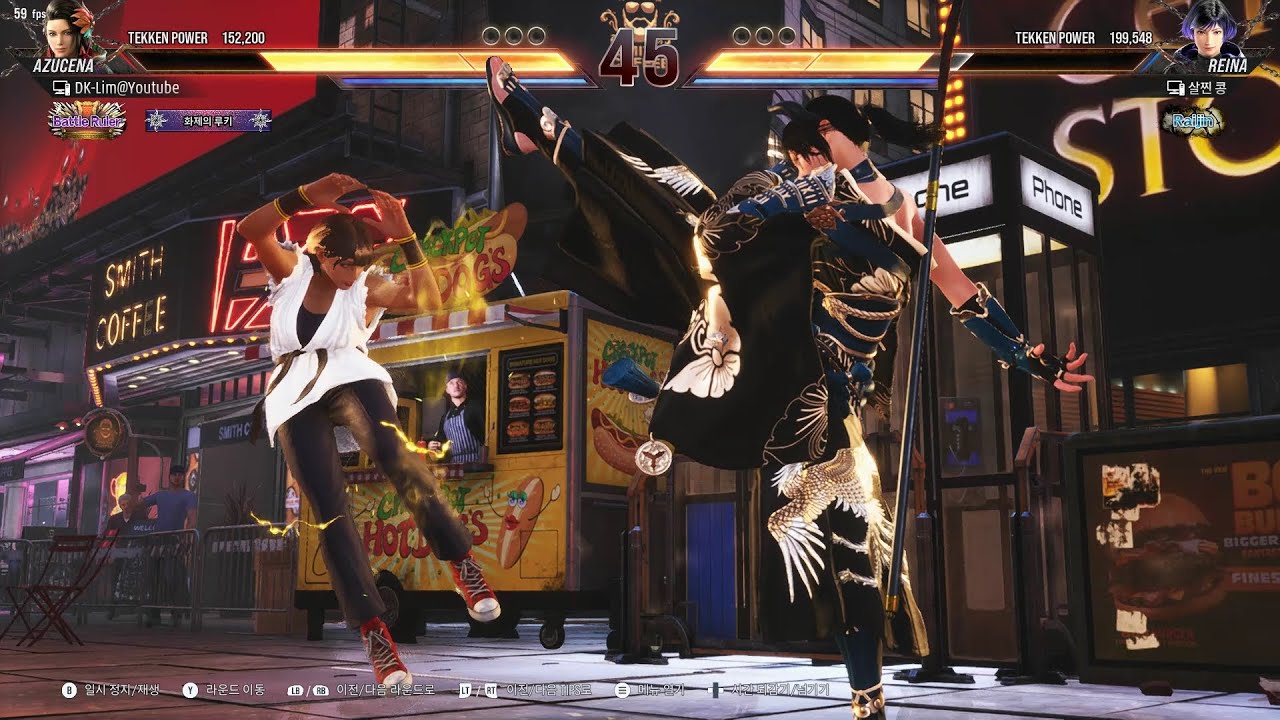 Azusena (DK-Lim) VS Reina (살찐 콩) - YouTube