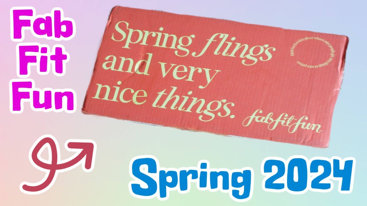 FabFitFun Spring 2024 Subscription Box! - YouTube