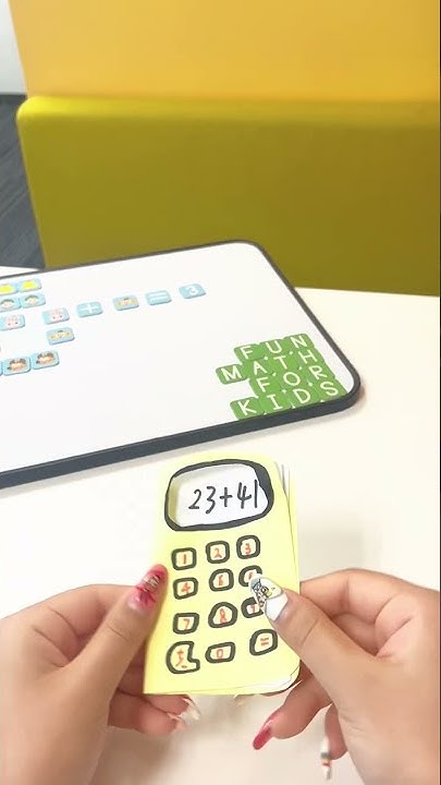 DIY Calculator for Kids | Back to School | Paper Crafts for Children ...