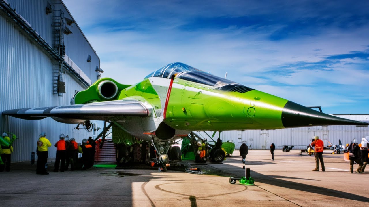 NASA Finally Reveals The 'Silent' X-59 Supersonic Aircraft - YouTube