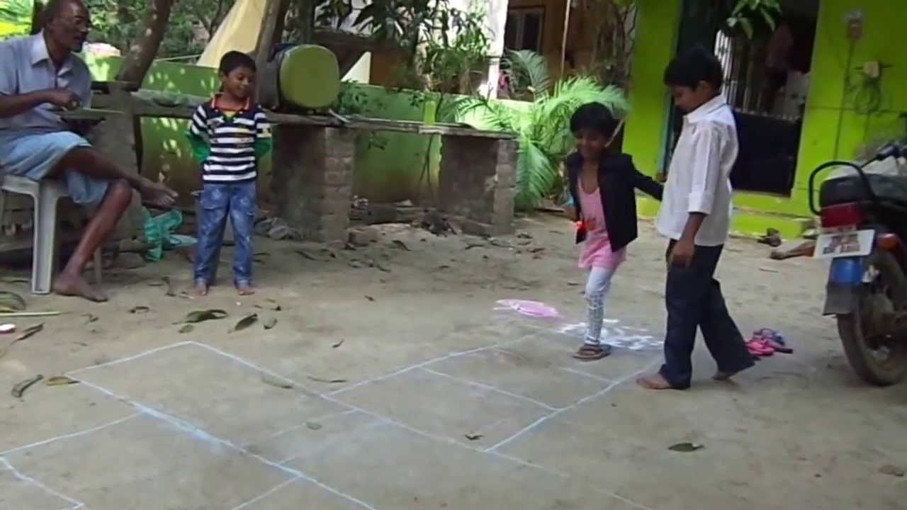 Rakshana Playing Paandi game - YouTube