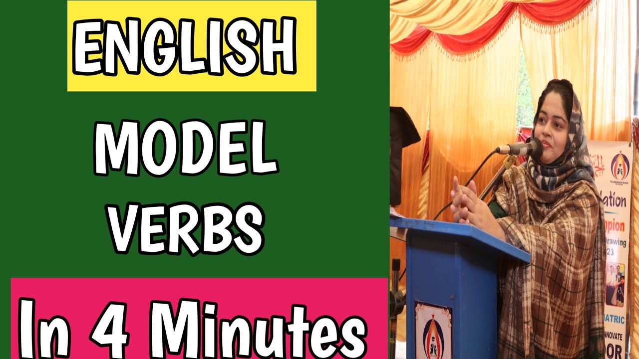 Model Verbs In English || Learn Model Verbs In 4 Minutes With Usage And ...