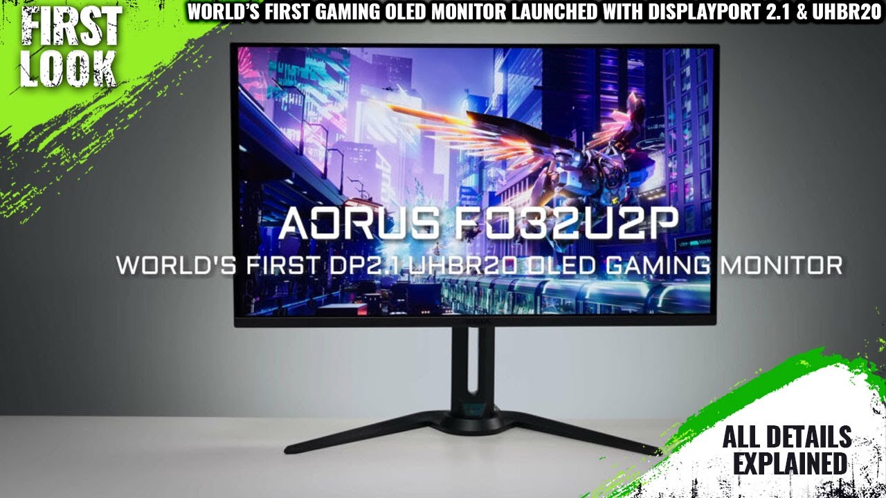 AORUS World’s First Gaming OLED Monitor Launched With DisplayPort 2.1 ...