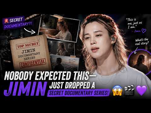 🔥 BUNU KİMSE BEKLEMİYORDU — JIMIN GİZLİ BİR BELGESEL DİZİSİ YAYINLADI! 😱🎬💜