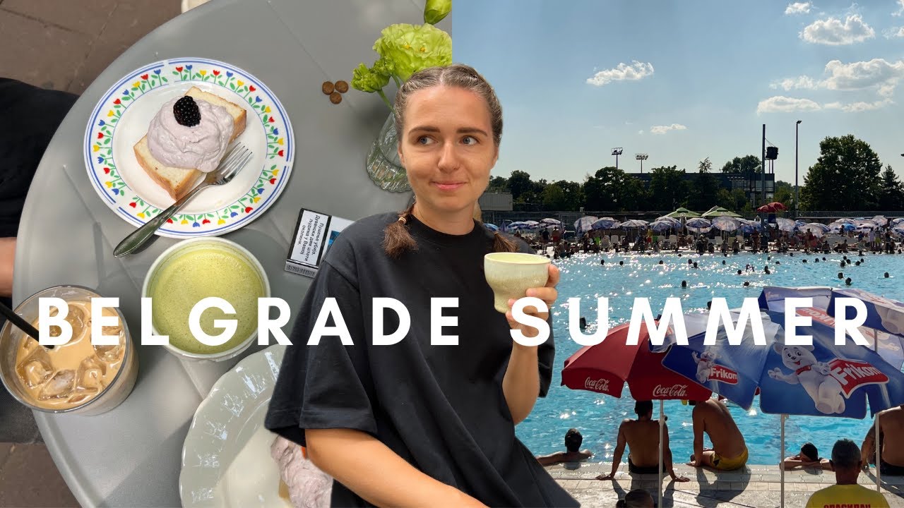 august in Belgrade I new coffee place, swimming pool days, heat & hail ...