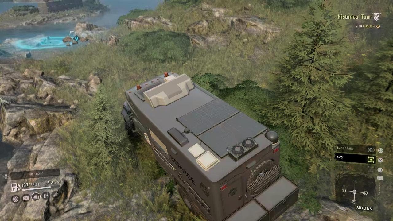 SnowRunner EarthRoamer LTi Raised suspension upgrade location - YouTube