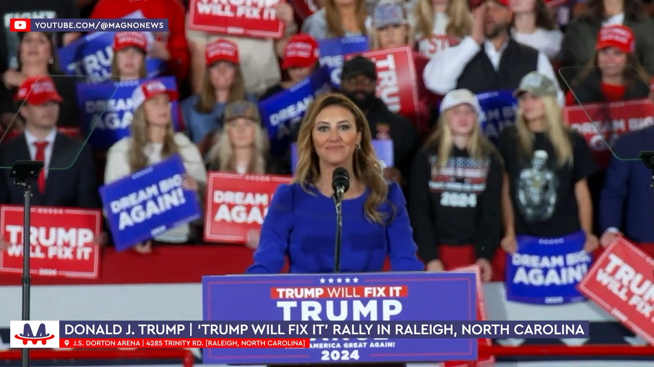 🇺🇸 Alina Habba speech at Donald Trump rally in Raleigh, North Carolina ...