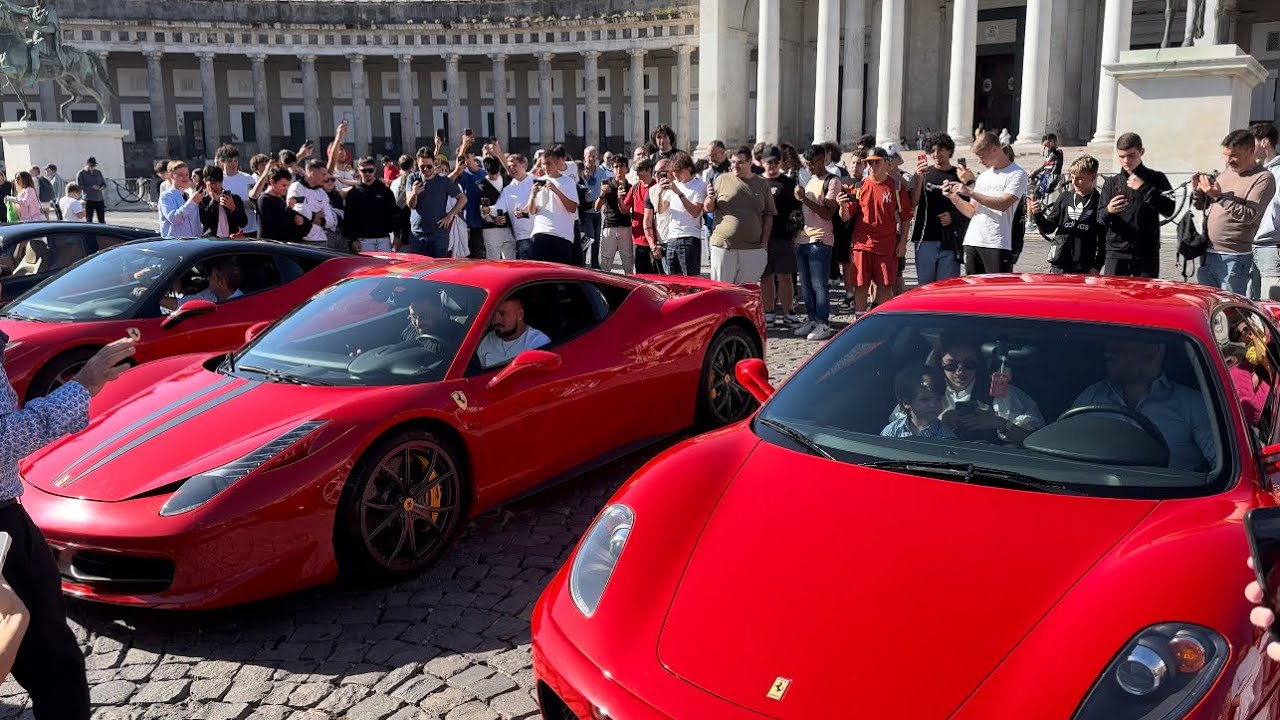 NAPOLI , FERRARI SHOW 2024 - YouTube