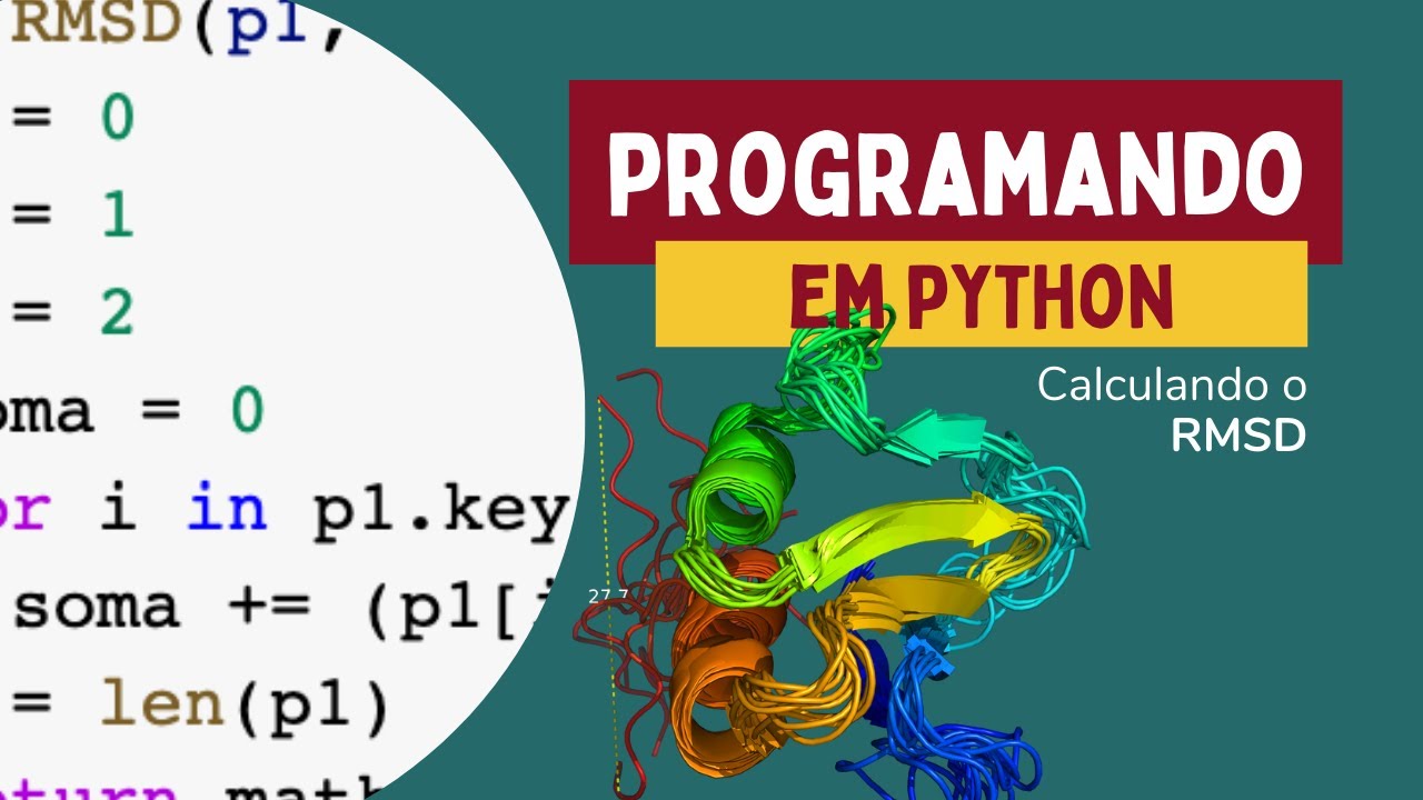 Programação em Python | Calculando o RMSD - YouTube