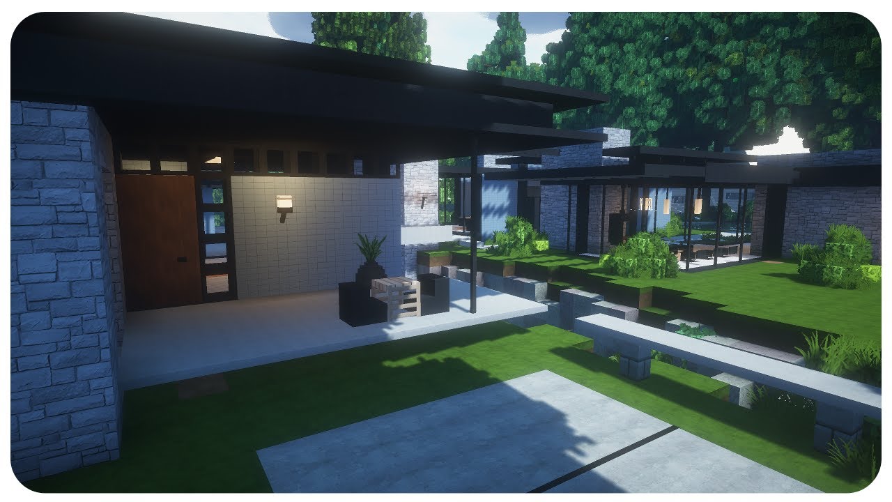 Modern Minecraft House SHOWCASE - YouTube