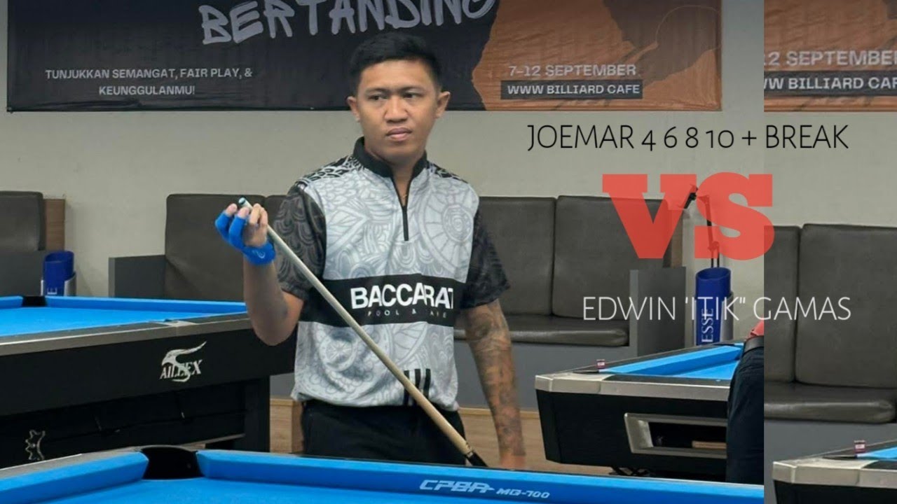 EDWIN GAMAS 🆚️ JOEMAR 4 6 8 10 + BREAK - YouTube