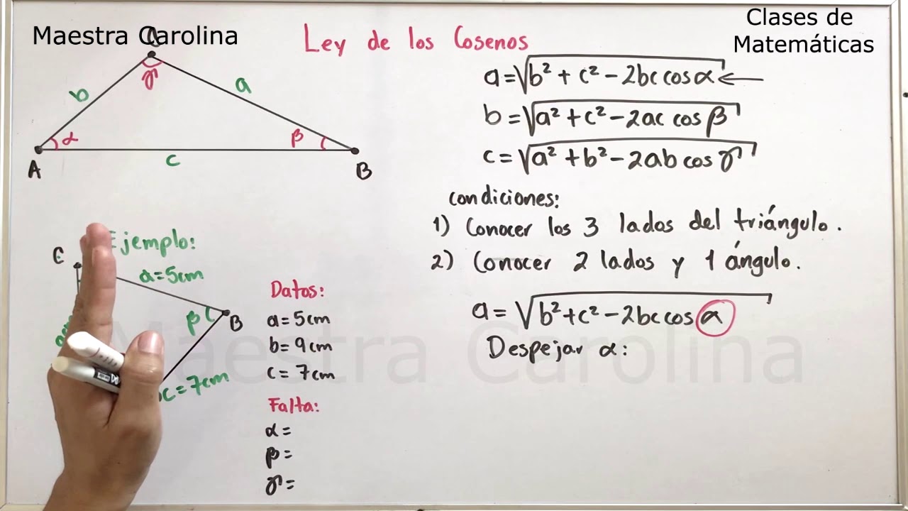 Ley de los Cosenos - YouTube
