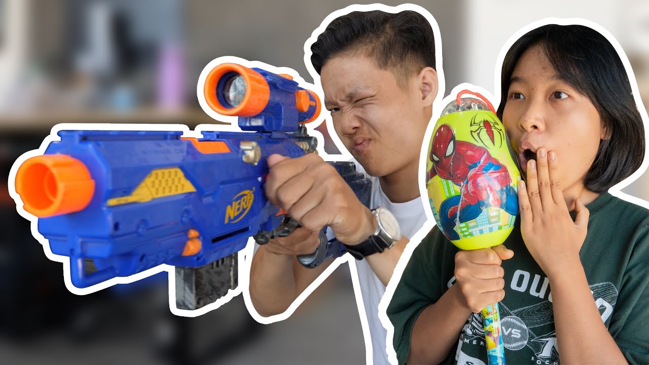 NERF GUN NERF GUN TV BATTLE SHOT | CUỘC CHIẾN TIVI - YouTube