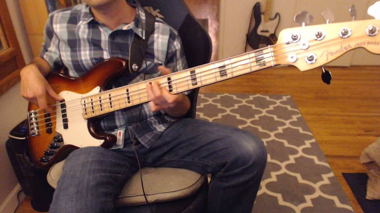 Judith (A Perfect Circle) bass cover (five string bass, standard tuning ...