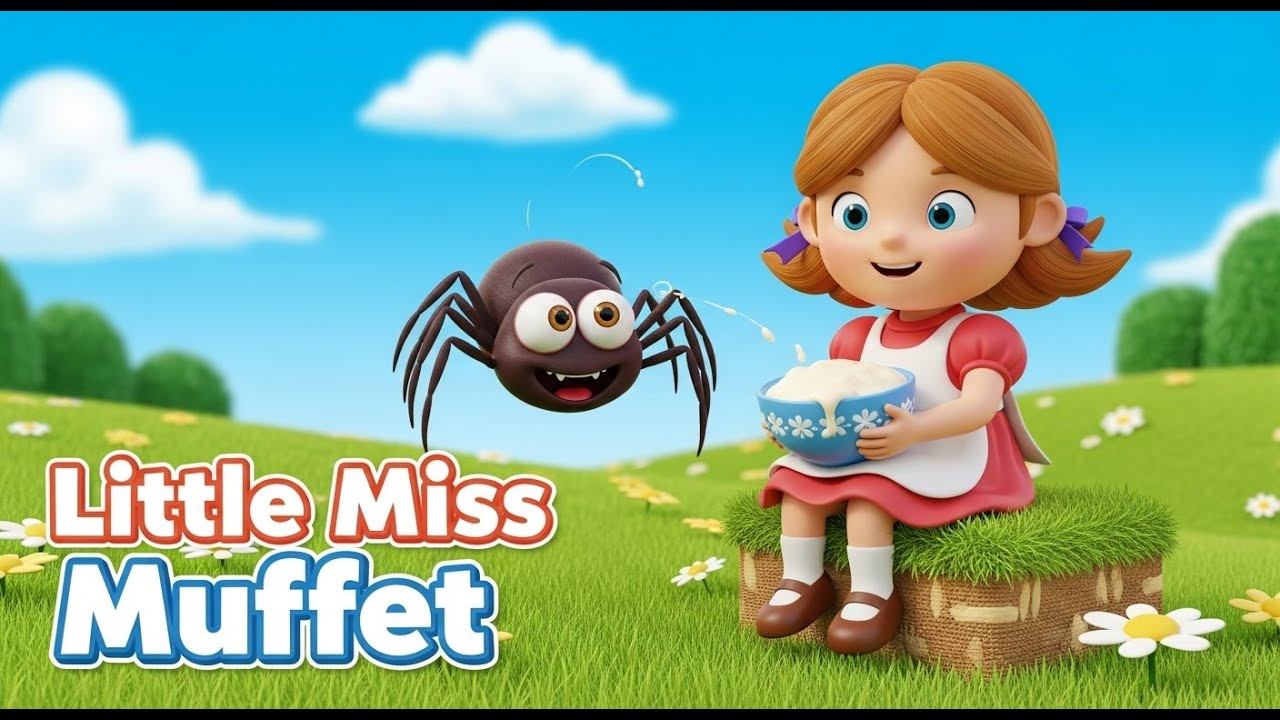 Little Miss Muffet | Classic Nursery Rhyme with Fun Extended Version ...