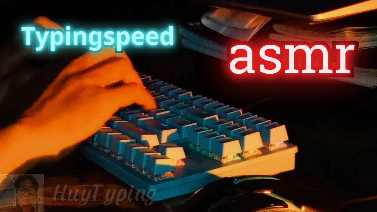 Relaxing ASMR Keyboard Typing | Ultimate Sound Experience for Focus ...